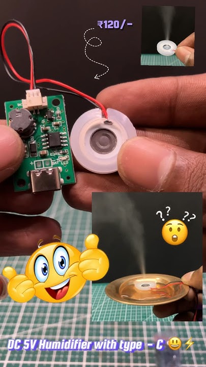 Miniature Ultrasonic Humidifier module ♻️ #shorts #humidifier - YouTube