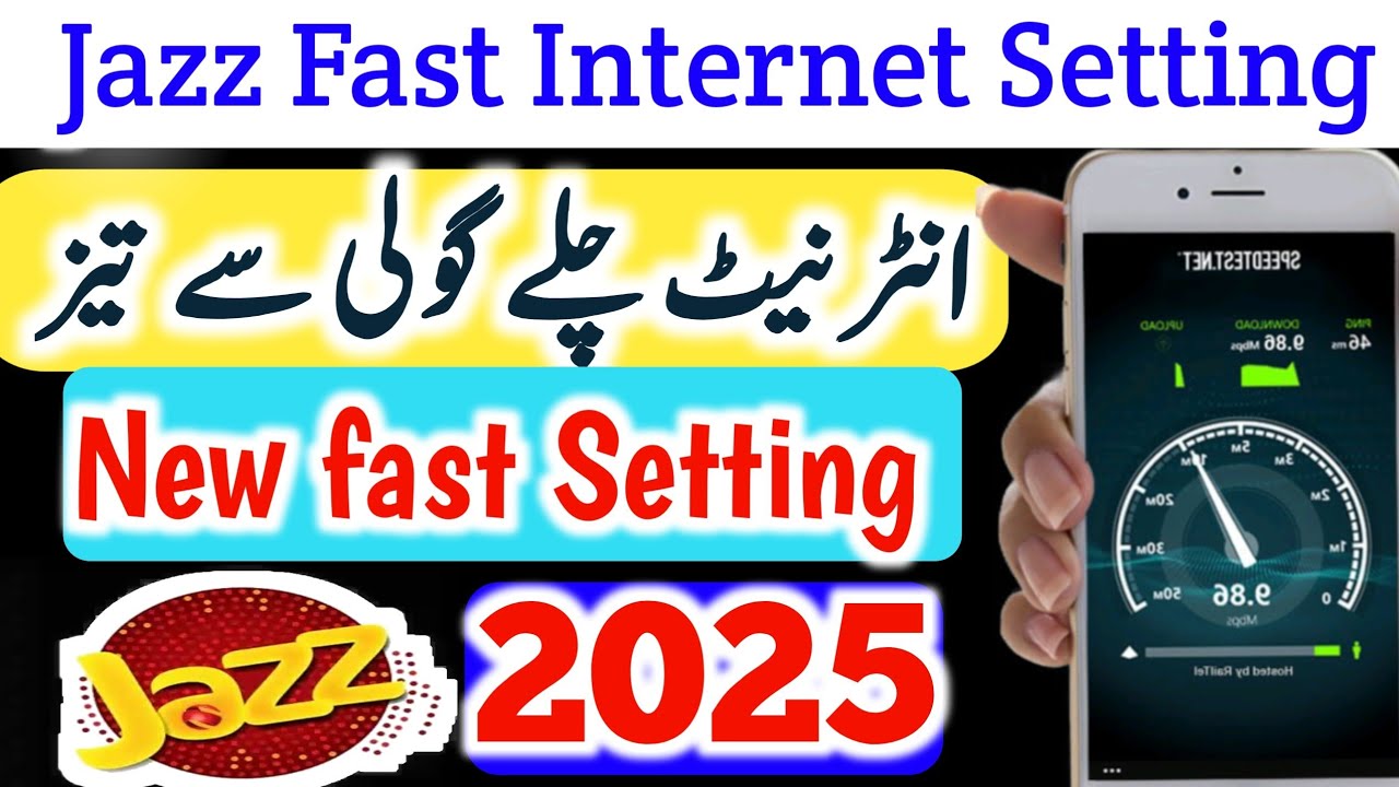 Jazz internet setting | jazz fast internet speed setting | jazz net ...