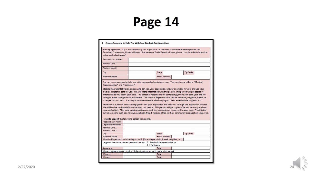 10 of 10: Pages 9-16 of KanCare Application for Elderly & Persons with ...