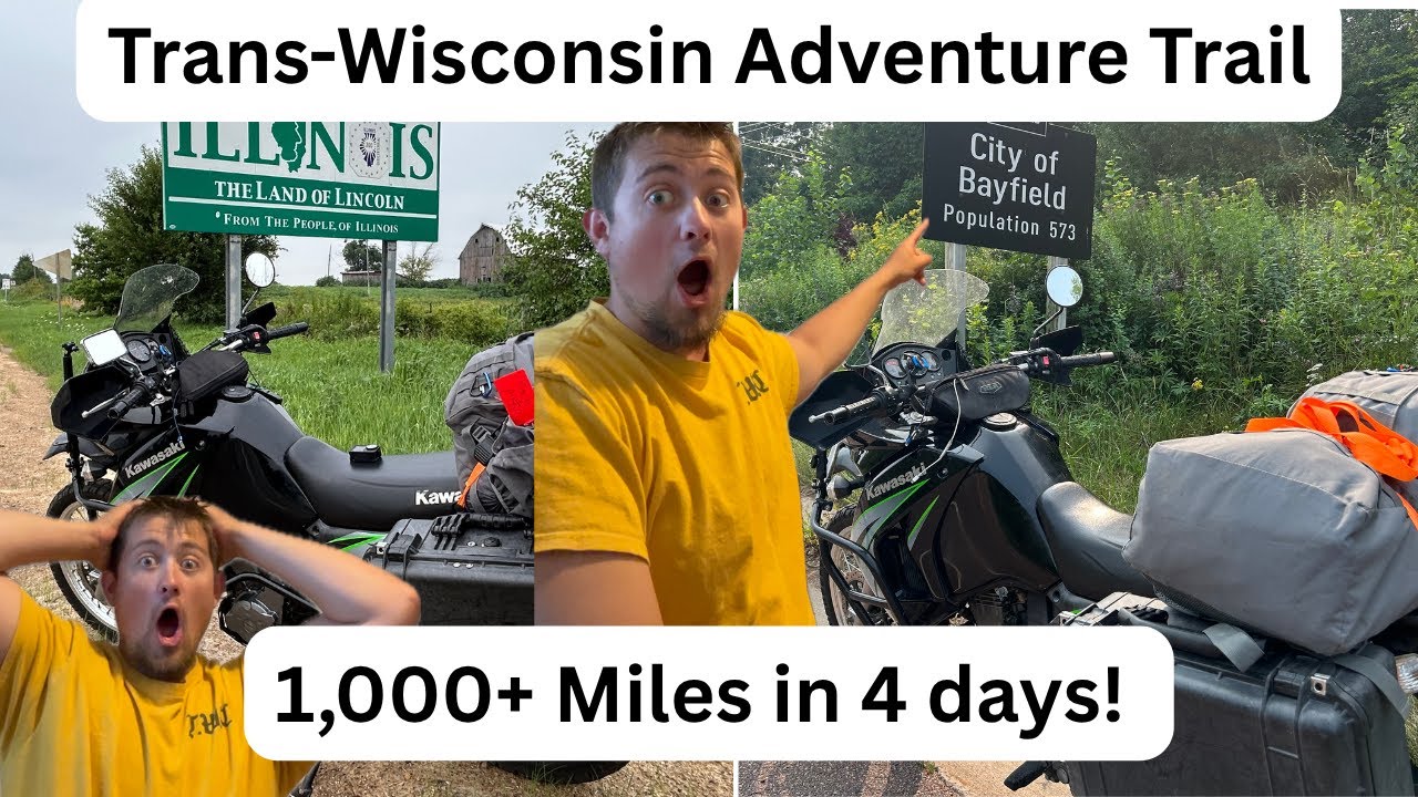 Trans-Wisconsin Adventure Trail: 1000+ miles in 4 Days! - YouTube