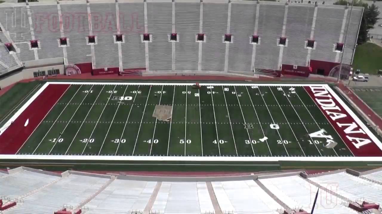Memorial Stadium Turf Installation Time Lapse - YouTube