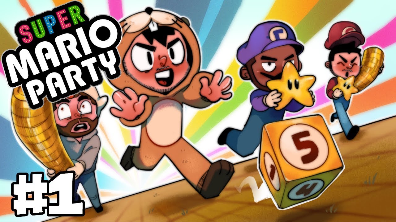 SUPER DERP PARTY!(Super Mario Party w/ the Derp Crew IN PERSON) - Ep. 1 ...