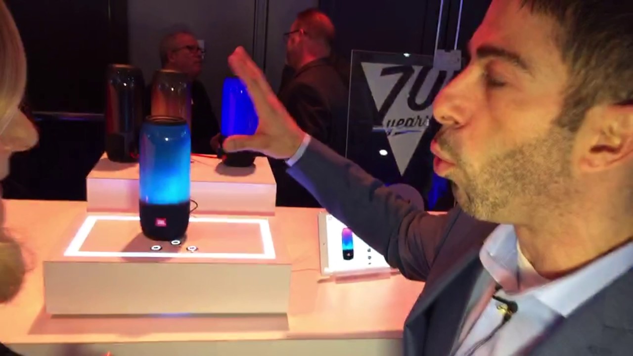 Jeremy Brenner on #Harman #JBL Pulse 3 at #consumerelectronicsshow # ...