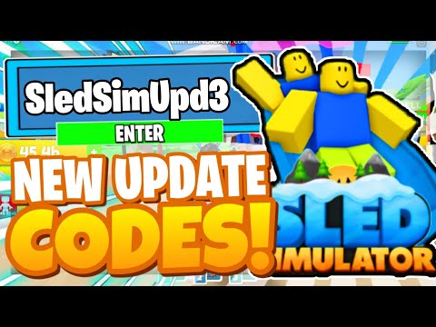 ALL NEW SECRET *UPDATE 3* OP CODES! sled simulator codes Roblox - YouTube