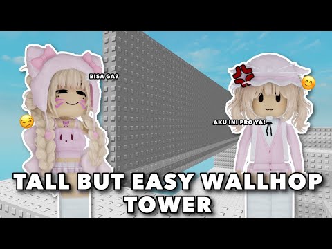 AKU TANTANGIN SELMA BUAT TAMATIN TOWER WALLHOP INI‼️😱 | Roblox Indonesia