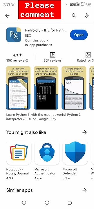 mobile se coding kaise seekhe. how to learn coding in mobile. pydriod 3 ...