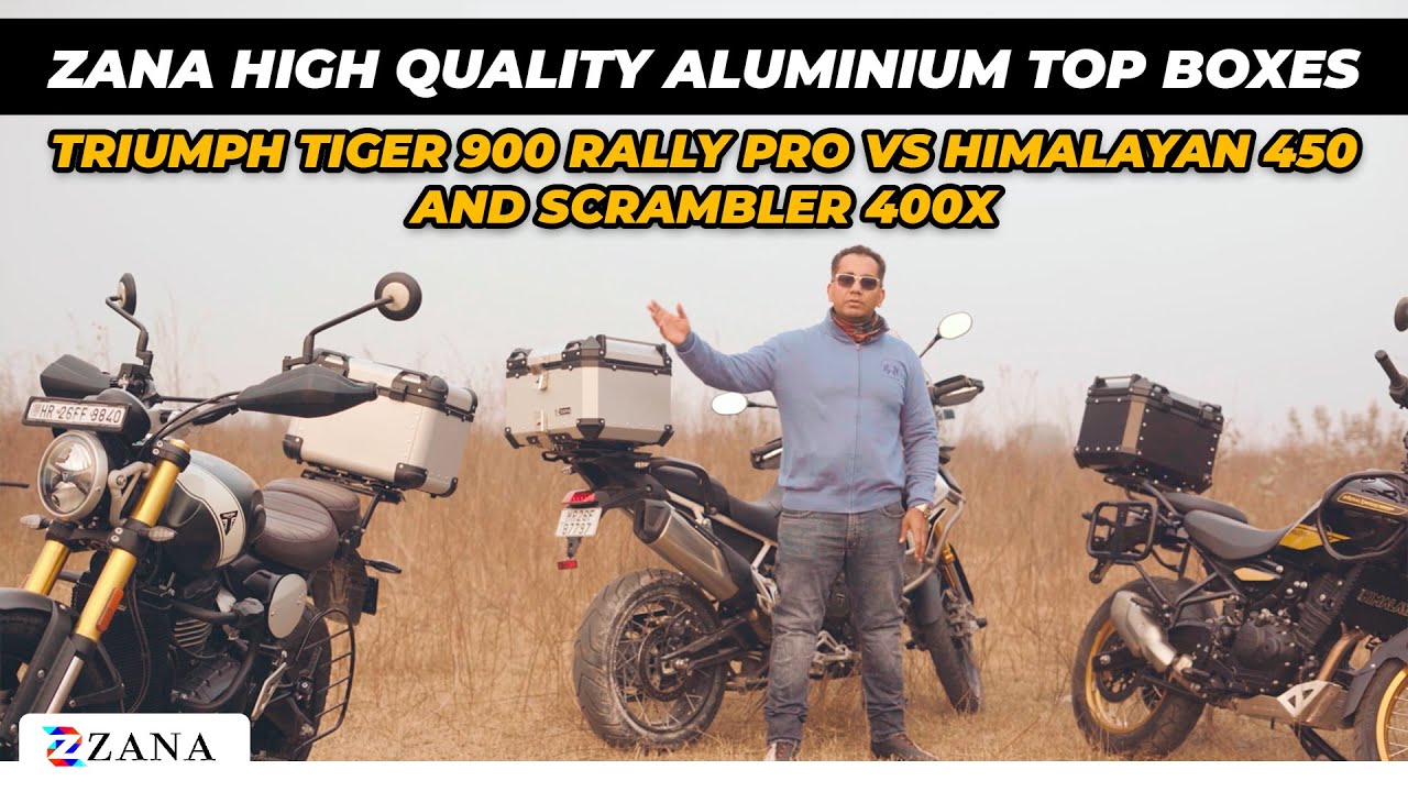 High Quality Aluminium Top Boxes 2 For Tiger 900 rally pro Vs Himalayan ...