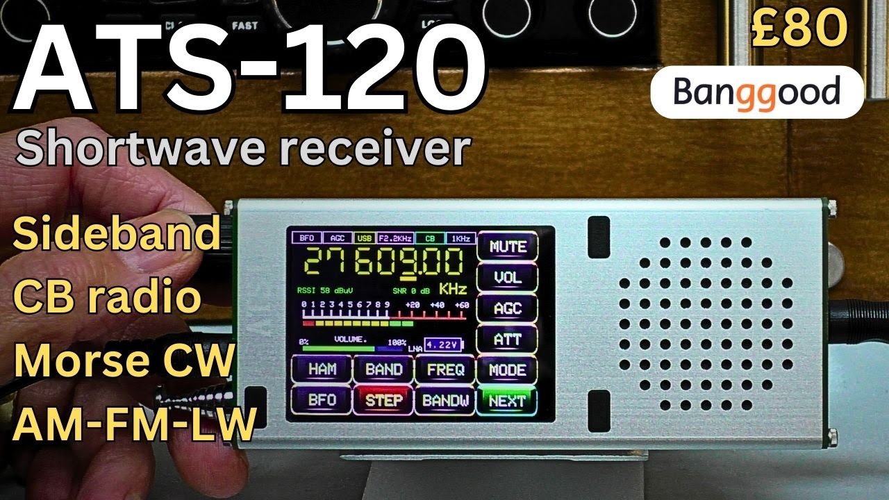 ATS -120 Pocket Shortwave Receiver. China radios just get better. - YouTube
