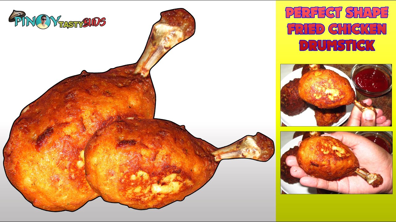 How To Cook Perfect Shape Fried Chicken Drumstick - YouTube