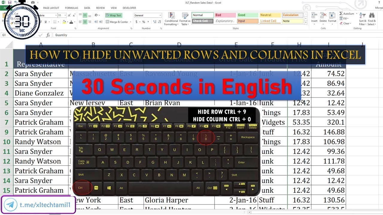 HOW TO HIDE UNWANTED ROWS AND COLUMNS IN EXCEL EXCEL TIPS AND TRICKS HOW TO HIDE UNWANTED ROWS AND COLUMNS IN EXCEL EXCEL TIPS AND TRICKS