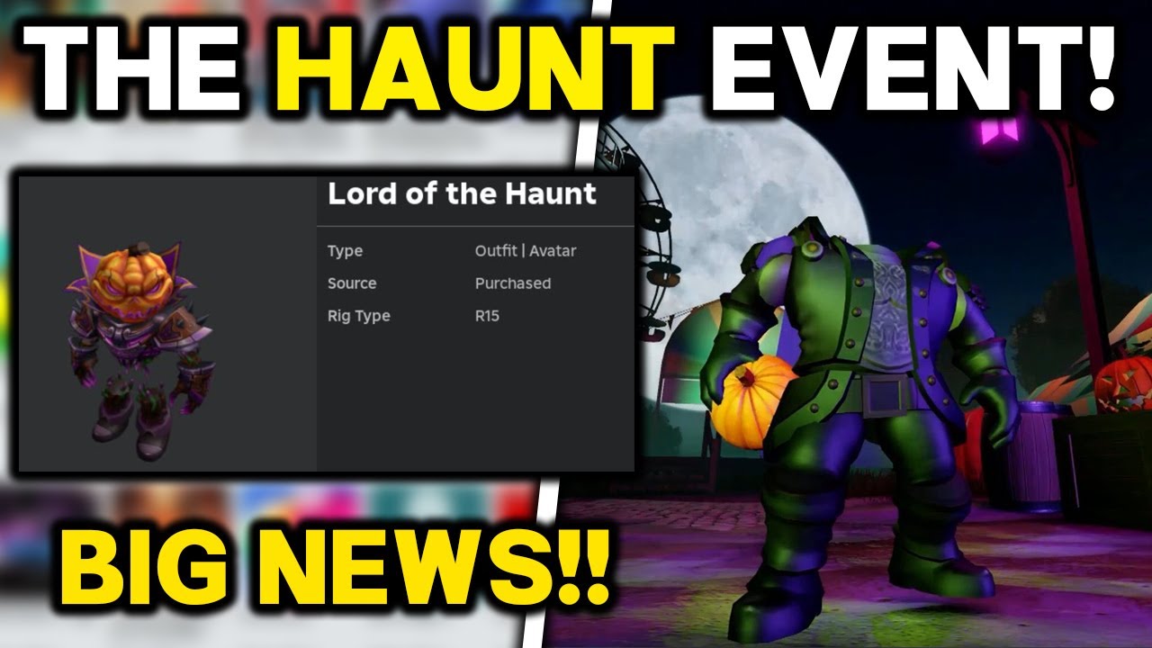 THE HAUNT RELEASE DATE!? (NEW Halloween Roblox Event) - YouTube