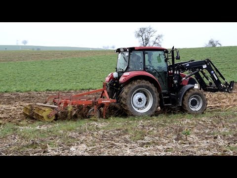 Grubbern 2018 mit Case IH 75C / Trima X36 mit Luftaufnahmen *HD*