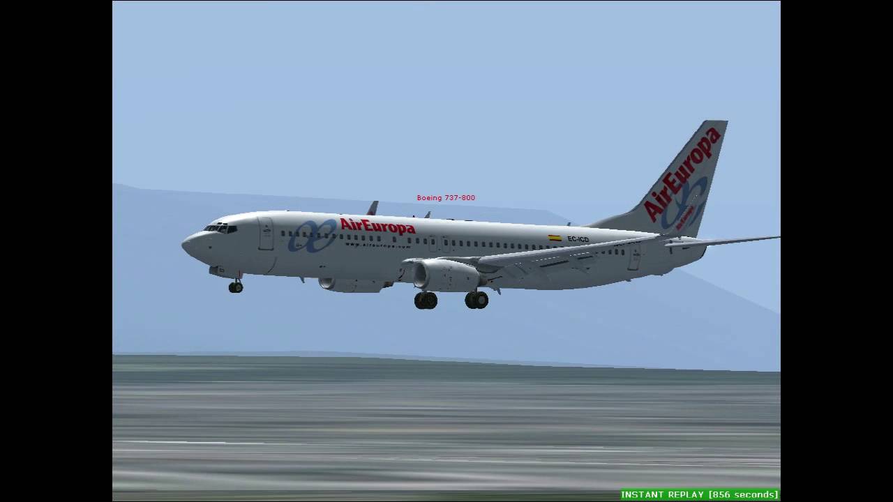 [FS9]Air Europa B737-800 landing at Munich (EDDM) - YouTube