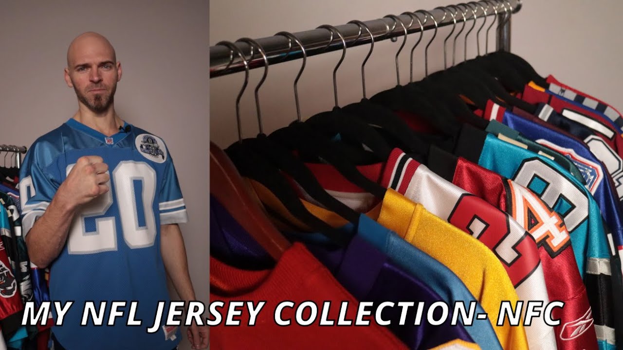 My NFL Jersey Collection Part 2 The NFC - YouTube