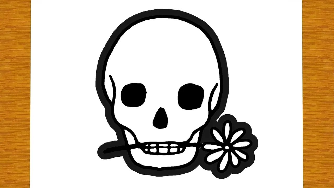 Schedel Tekening 38 Schedel Kleurplaat Download En Print De PDF