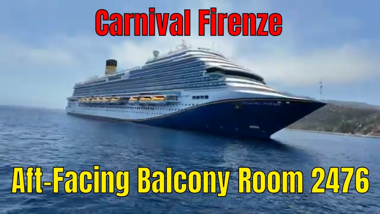 Carnival Firenze Room 2476 - YouTube