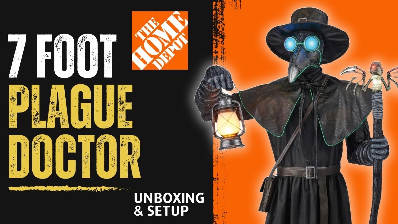 Plague Doctor Animatronic Unboxing & Setup 2024 Home Depot - YouTube