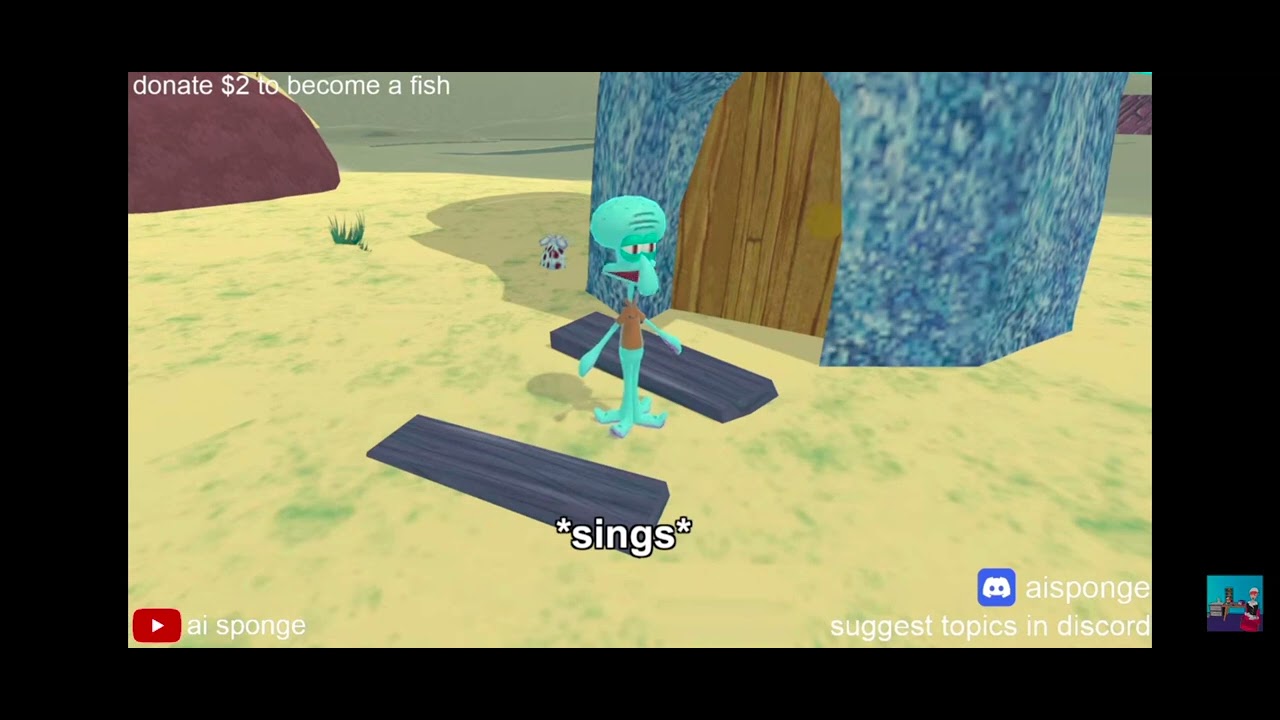 SQUIDWARD STARTS SINGING AND CANCELS THE WHOLE SHOW - YouTube