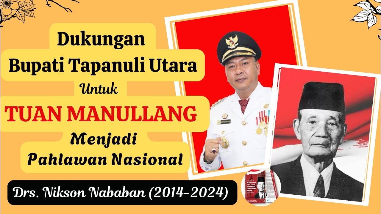 DUKUNGAN BUPATI TAPANULI UTARA (2014-2024) Untuk TUAN MANULLANG MENJADI ...