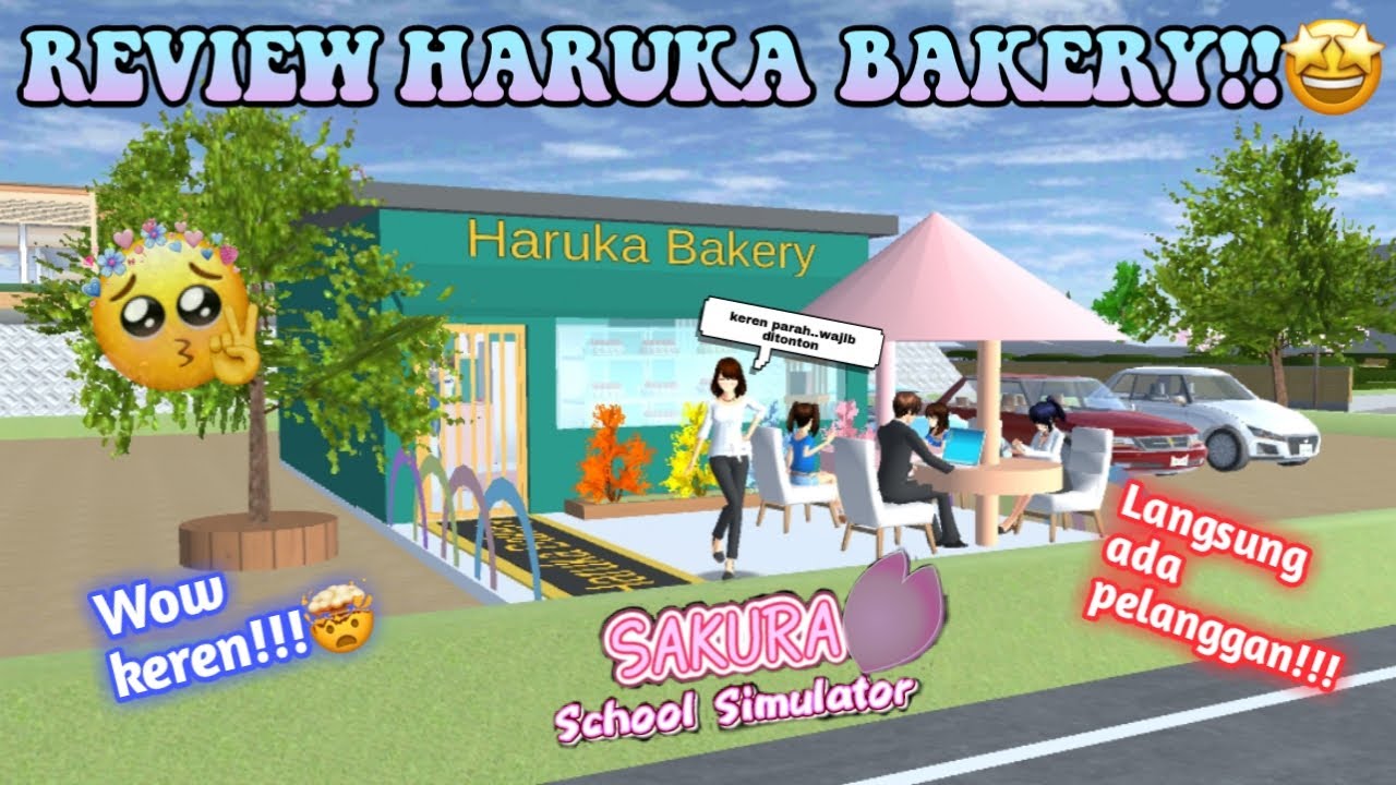 REVIEW HARUKA BAKERY!! | SAKURA SCHOOL SIMULATOR - YouTube