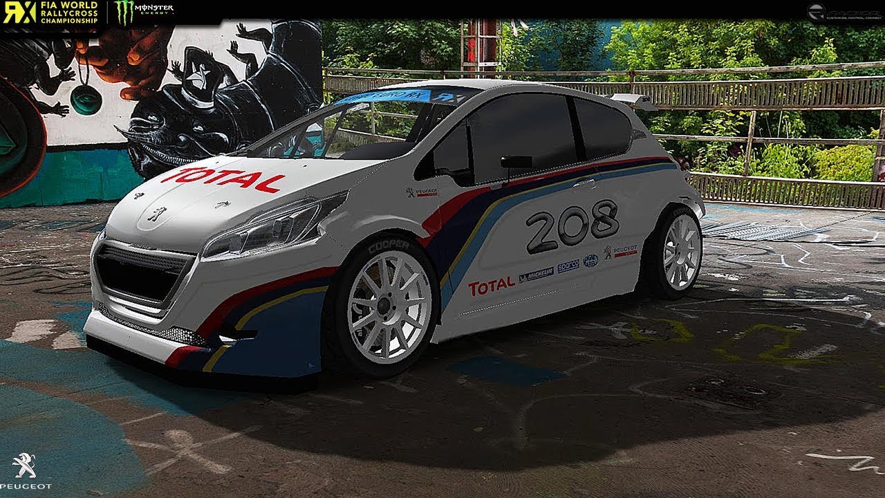 rFactor - Team Libre rallycross Peugeot 208 S1600 - YouTube