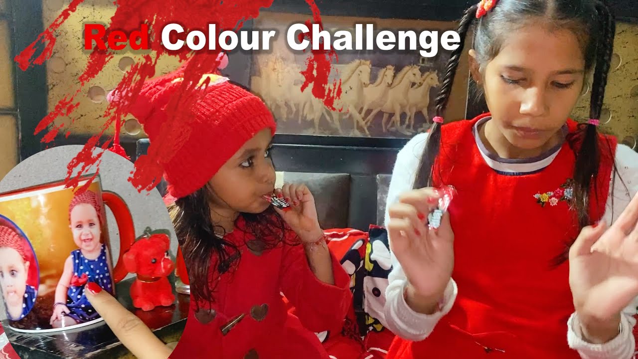 RED Color Challange Vlog #vlog - YouTube