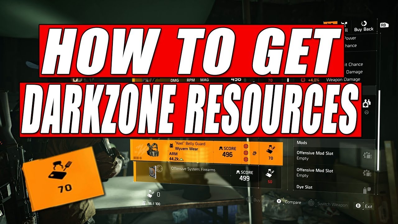 The Division 2 - How to Get Dark Zone Resources - YouTube