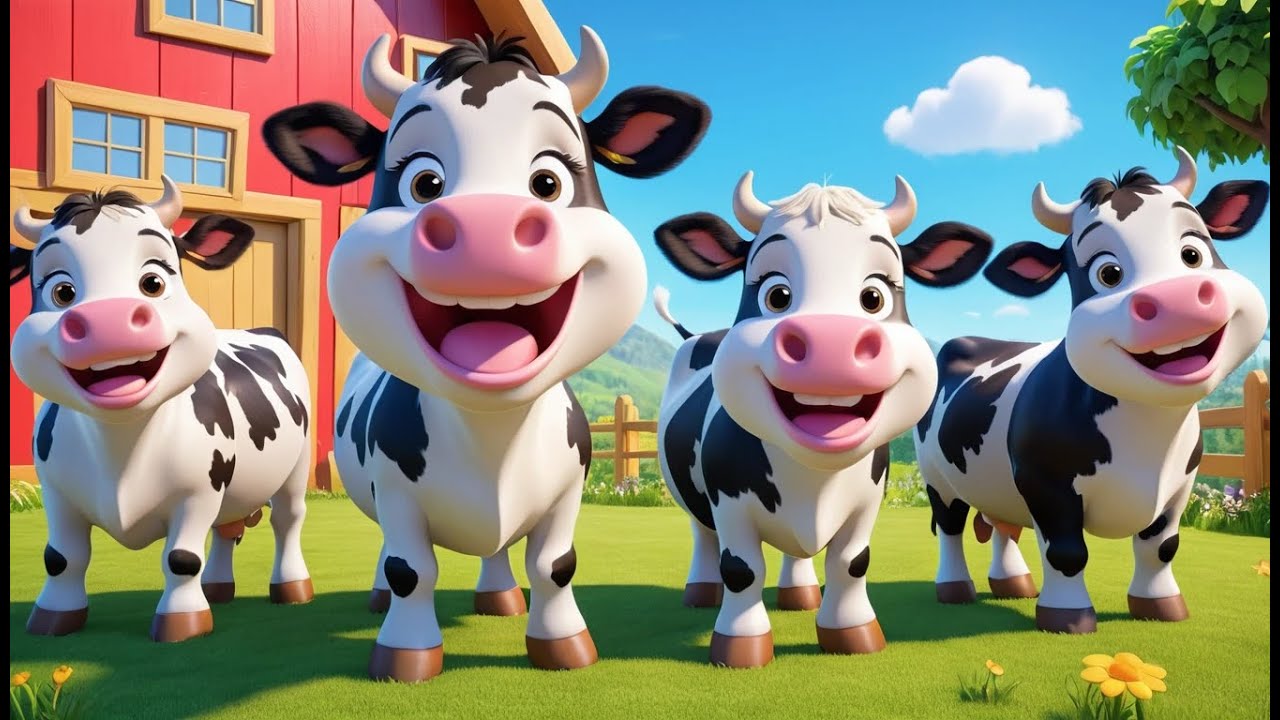 Cow Song – Guess the Loudest Moo | Funny Farm Song for Kids | Silly ...
