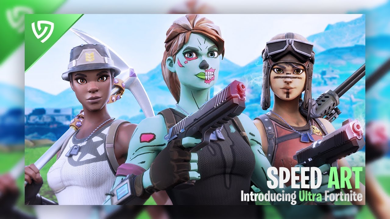 Fortnite Thumbnail Speed Art #1 | Introducing Ultra Fortnite - YouTube