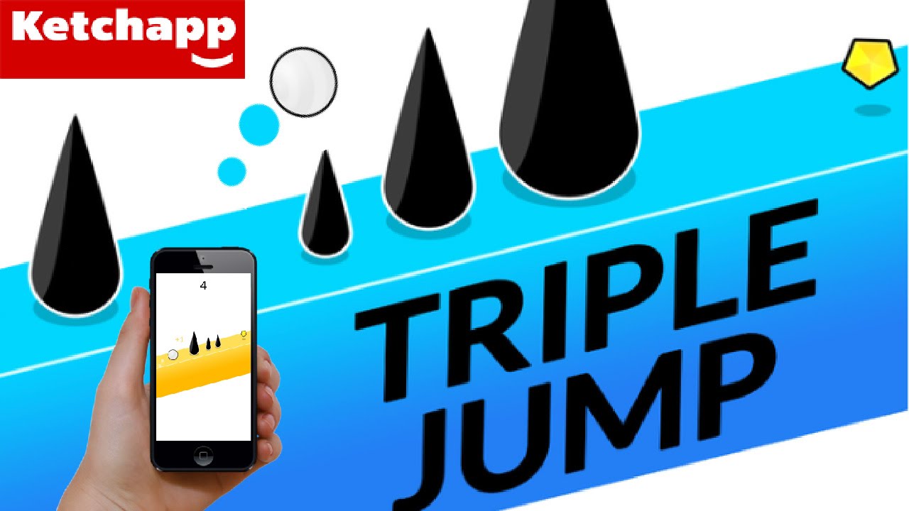 TRIPLE JUMP - New Ketchapp Game 'Avoid the Spikes' (iOS iPhone Gameplay ...