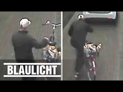 Dummer Fahrrad-Dieb - Rad geklaut, dann Besitzer gerammt