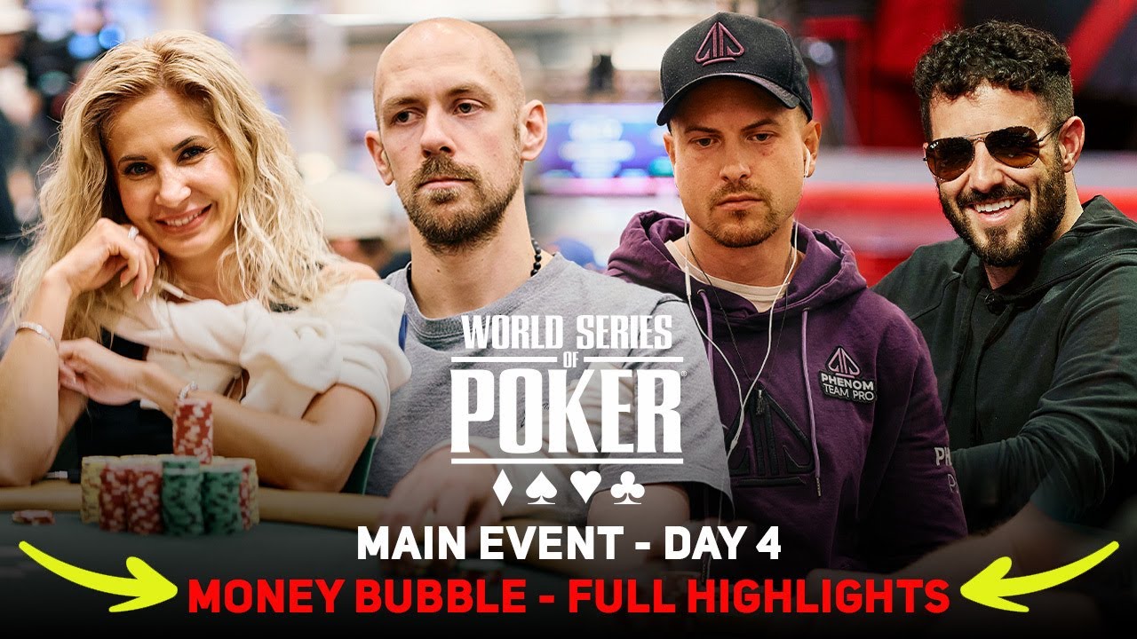 WSOP Main Event Day 4: Money Bubble Madness & Big Names Surging! - YouTube
