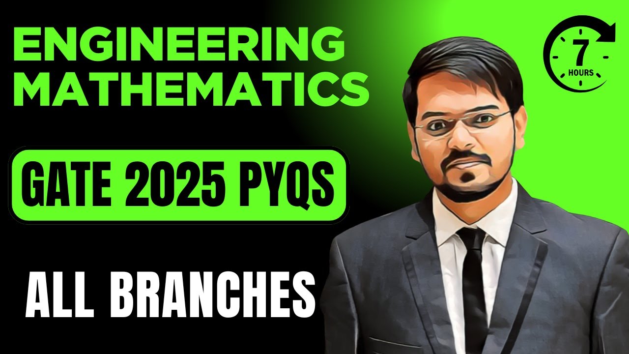 [GATE 2026] Engineering Mathematics ALL GATE 2025 PYQs | ALL BRANCHES - YouTube