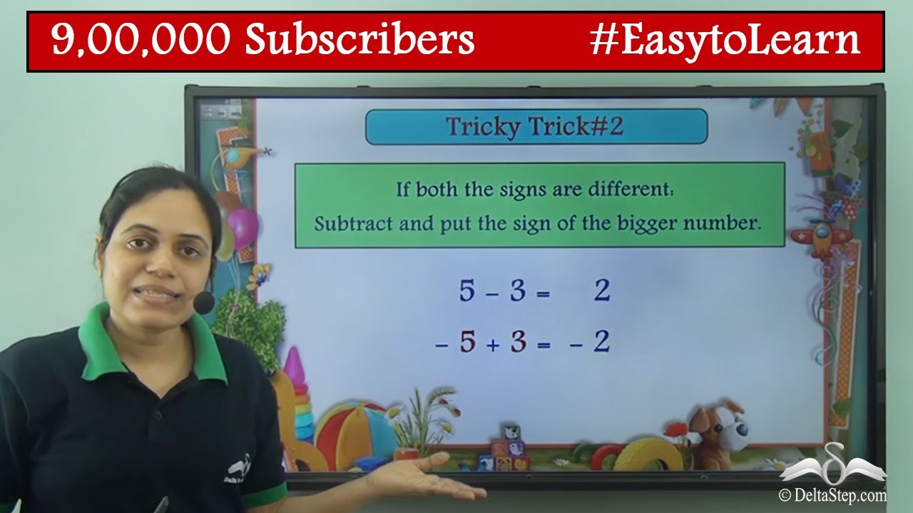 Addition and Subtraction of negative numbers without using number lines | Class 4 | ICSE | CBSE - YouTube Addition and Subtraction of negative numbers without using number lines | Class 4 | ICSE | CBSE - YouTube