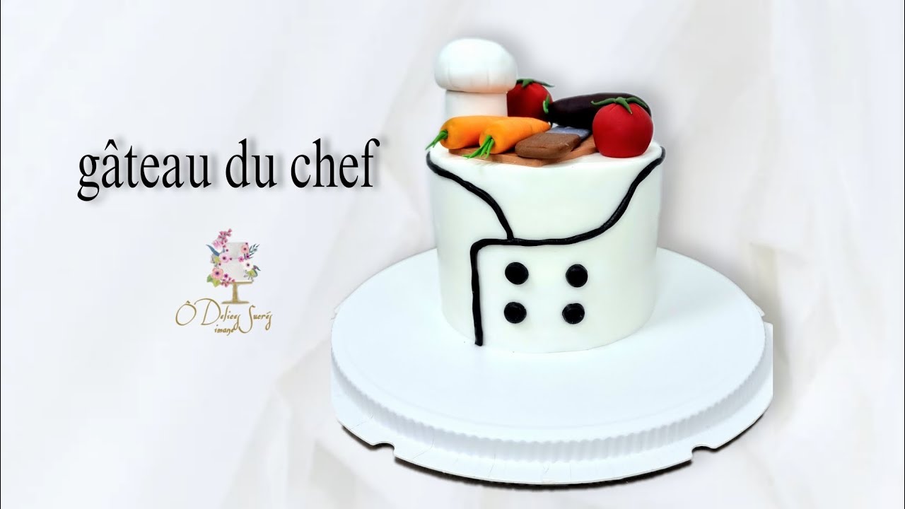 gâteau pour célébrer l'anniversaire d'un chef cuisinier - YouTube