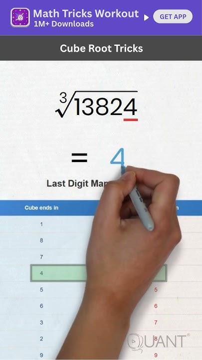Math Tricks - How to find Cube Root Tricks #1 - Simplification Tricks - Mental Maths #mathtricks ...
