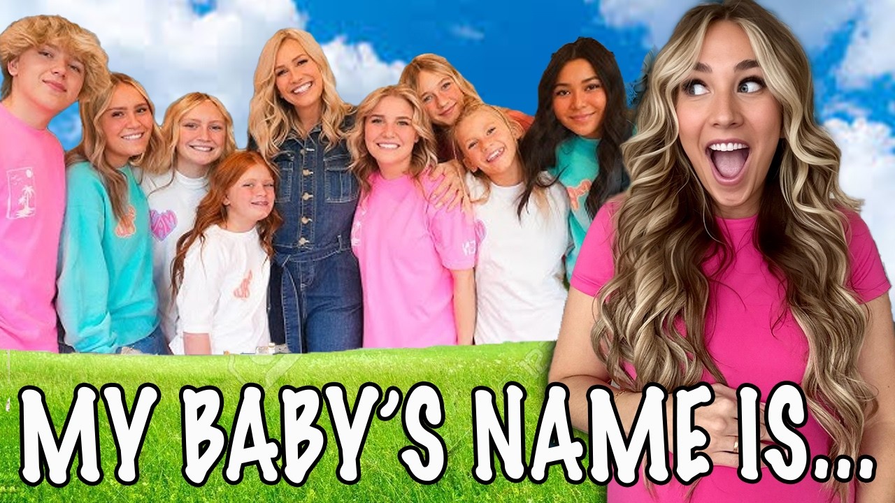TELLING my FAMILY my BABY'S NAME!! *Emotional* - YouTube