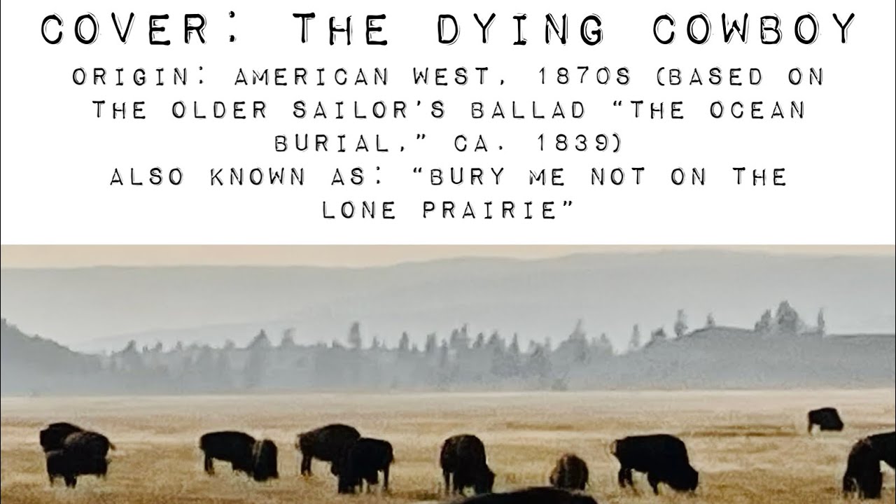 Cover: The Dying Cowboy - YouTube