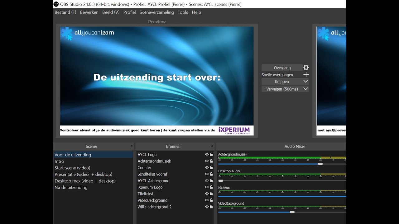 My new livescreen is coming , work in progress with OBS - YouTube