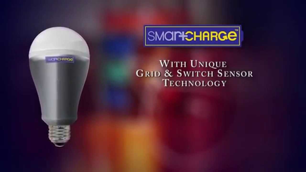 SmartCharge LED Light Blub Never be in the dark again! - YouTube