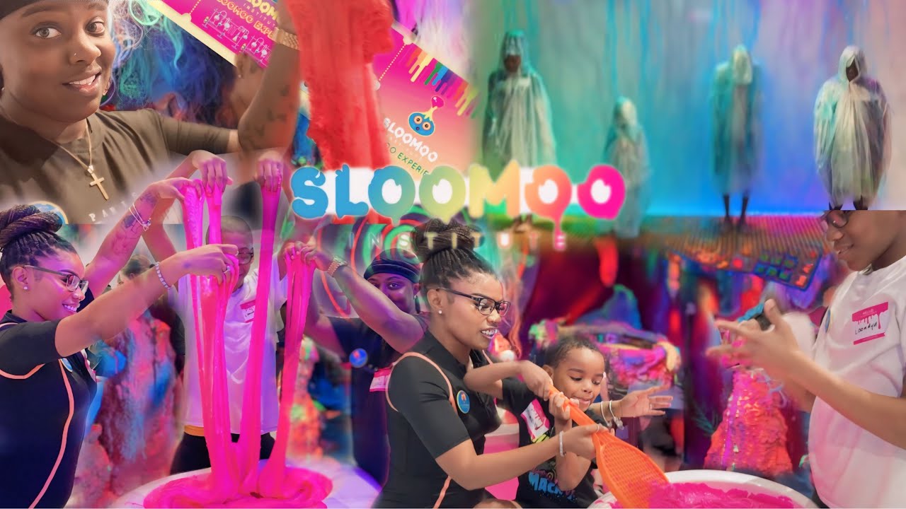 WORLDS LARGEST SLIME MUSEUM **SLOOMOO INSTITUTE** WE GOT SLIMED! - YouTube