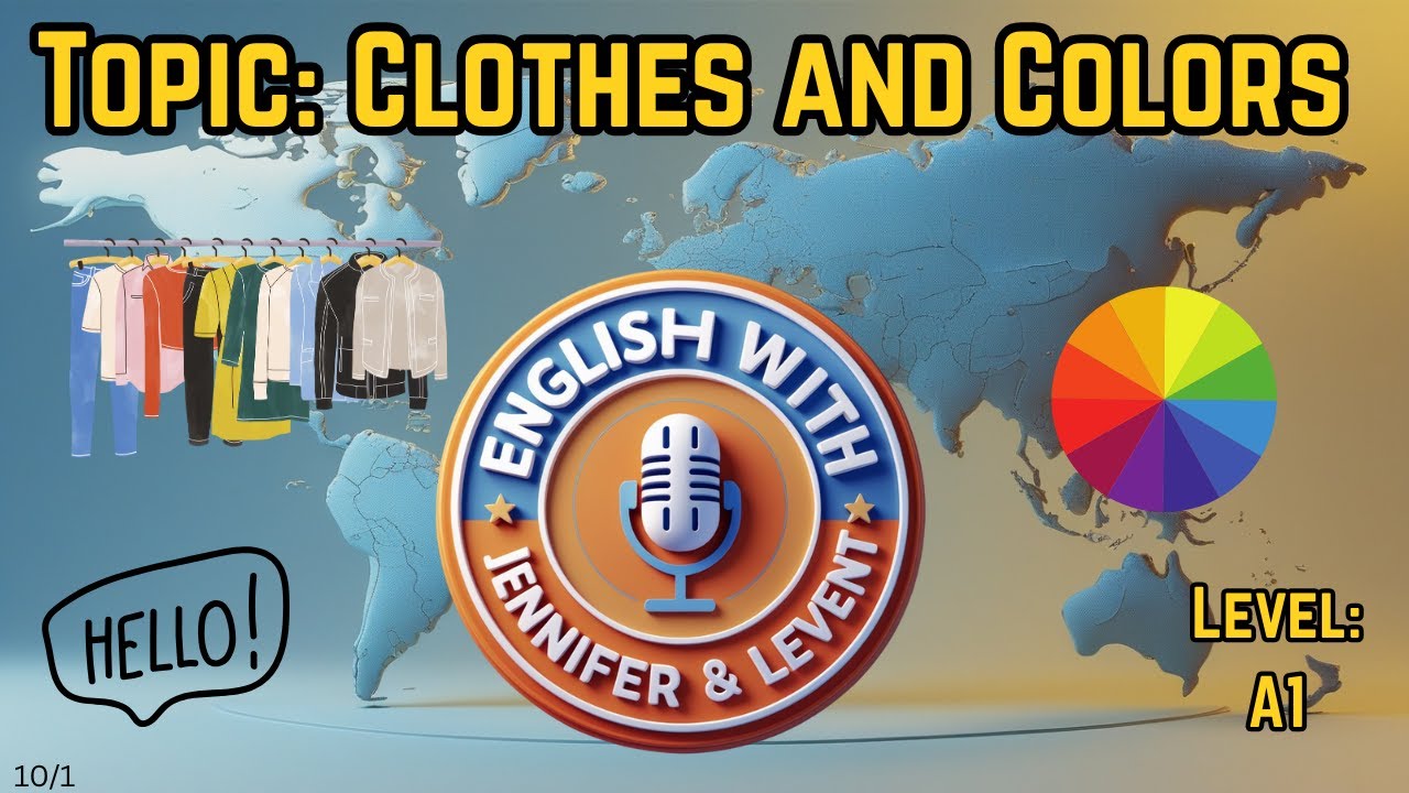 Learn Clothes and Colors in English | Simple English #esl # ...