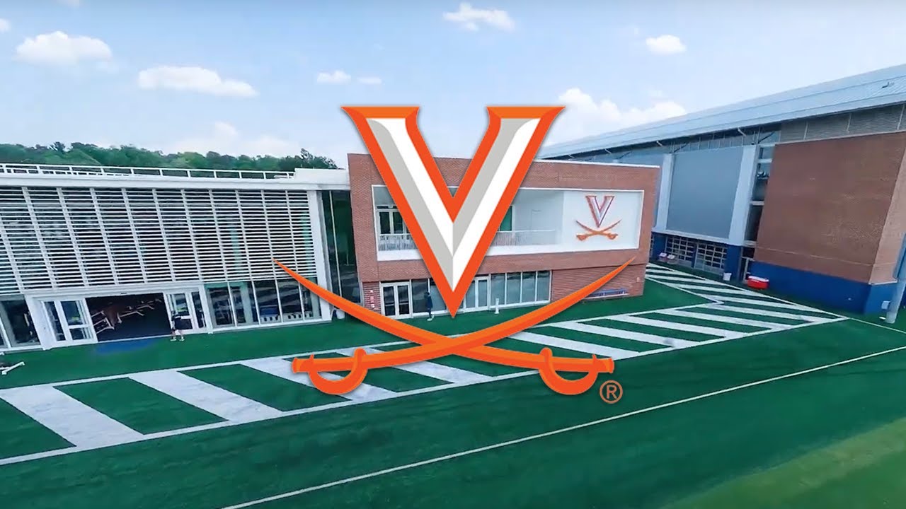 Virginia's New Football Operations Center Indoor Drone Tour - YouTube