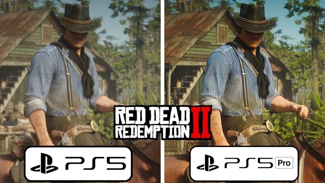 Red Dead Redemption 2 PS5 vs PS5 Pro Graphics Comparison - YouTube