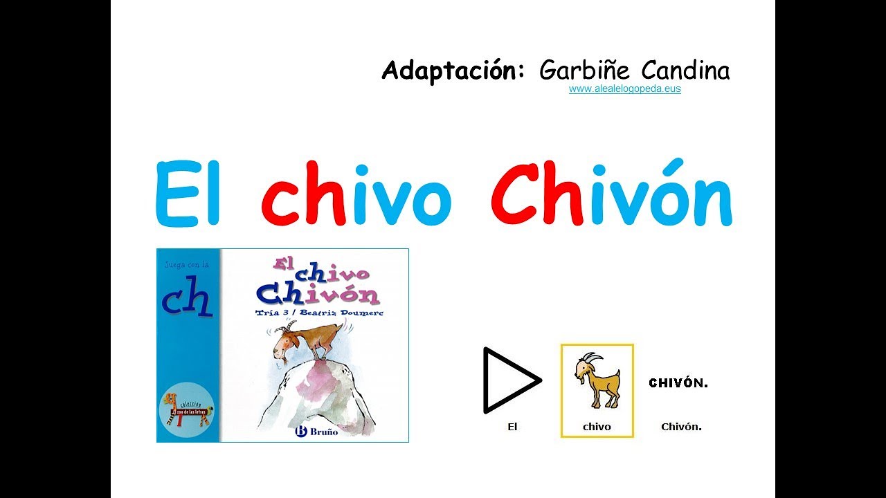Cuento con pictogramas: El Chivo Chivón - YouTube