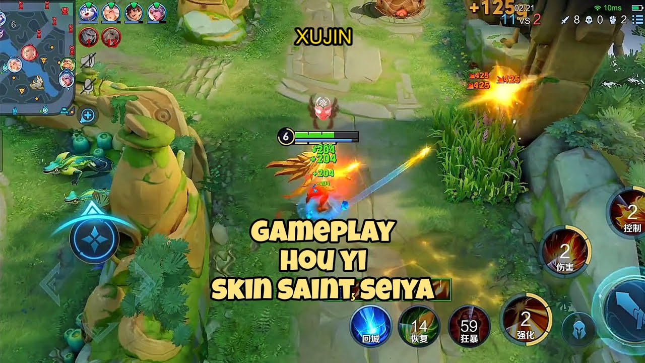 Houyi Skin Saint Seiya Gameplay Honor Of Kings China Server Solo Rank ...
