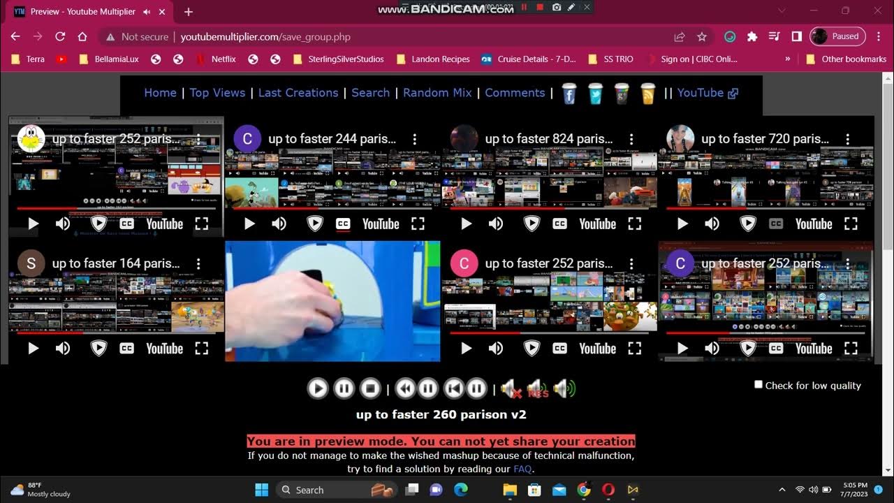 up to faster 260 parison v2 - YouTube