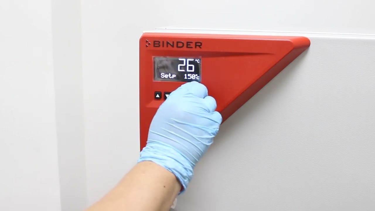 Horno de Secado y Esterilización BINDER ED56 - YouTube