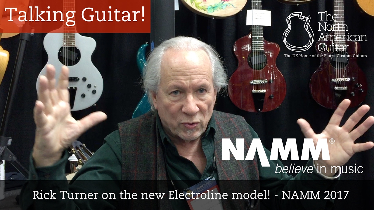 Rick Turner - The Electroline Model! - NAMM 2017 - YouTube