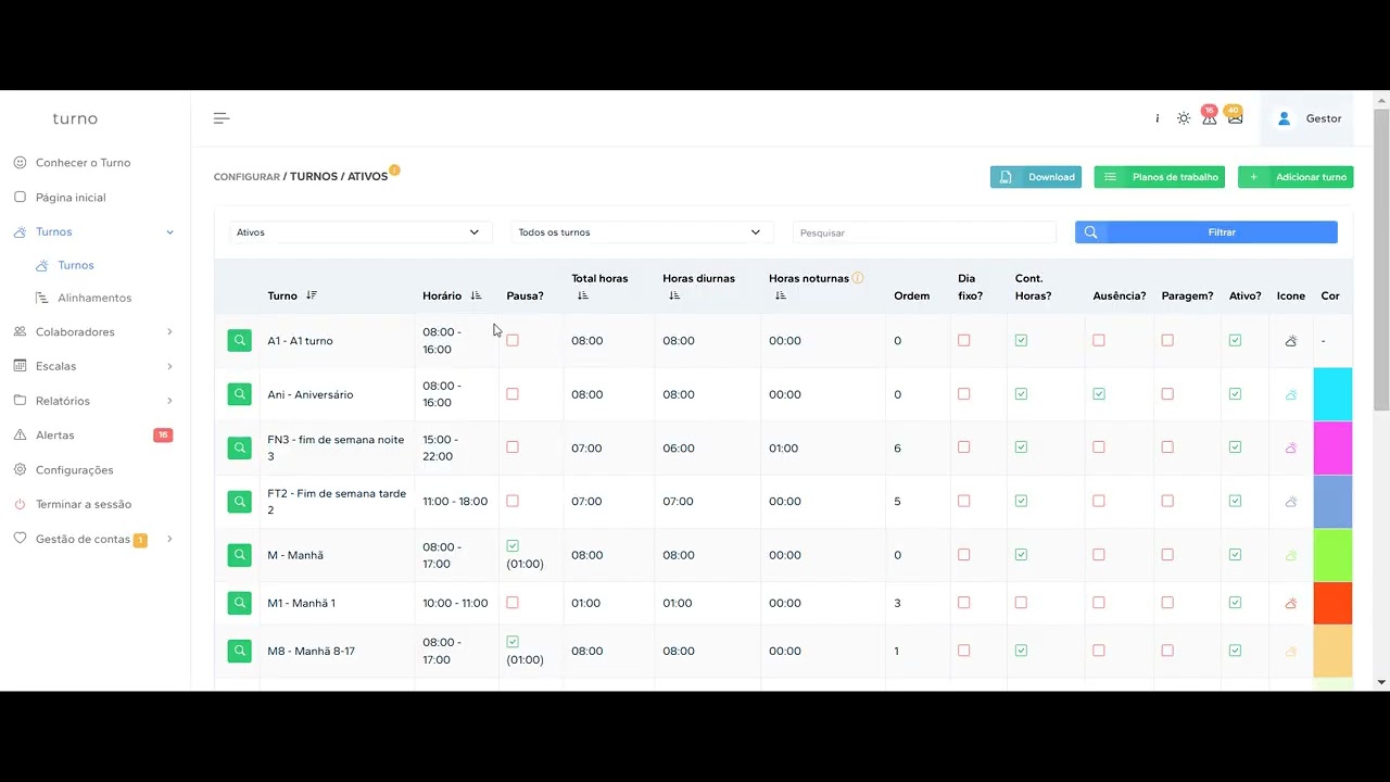Criar turno - YouTube
